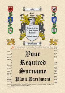 Your Choice of Surname History (Origin & Meaning) Download