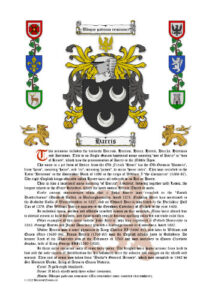 Harris Surname History (Origin & Meaning) with Coat of Arms Download